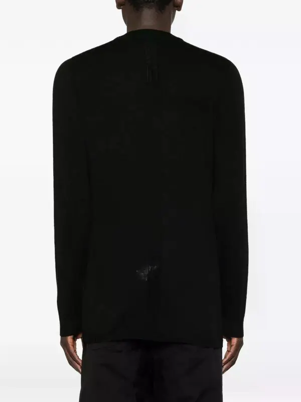 Rick Owens Level Lupetto Crew-neck Sweater - Black