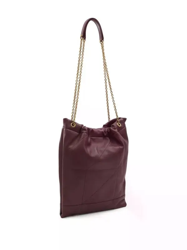 Saint Laurent Jaimne Pouchon Shoulder Bag - Red