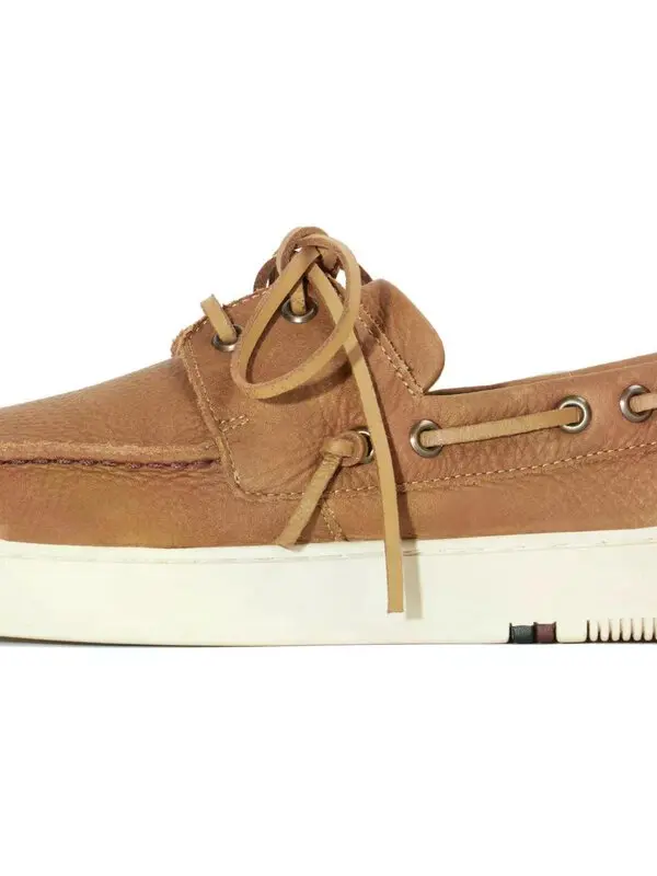 OSKLEN Soho Dockside Leather Boat Shoes