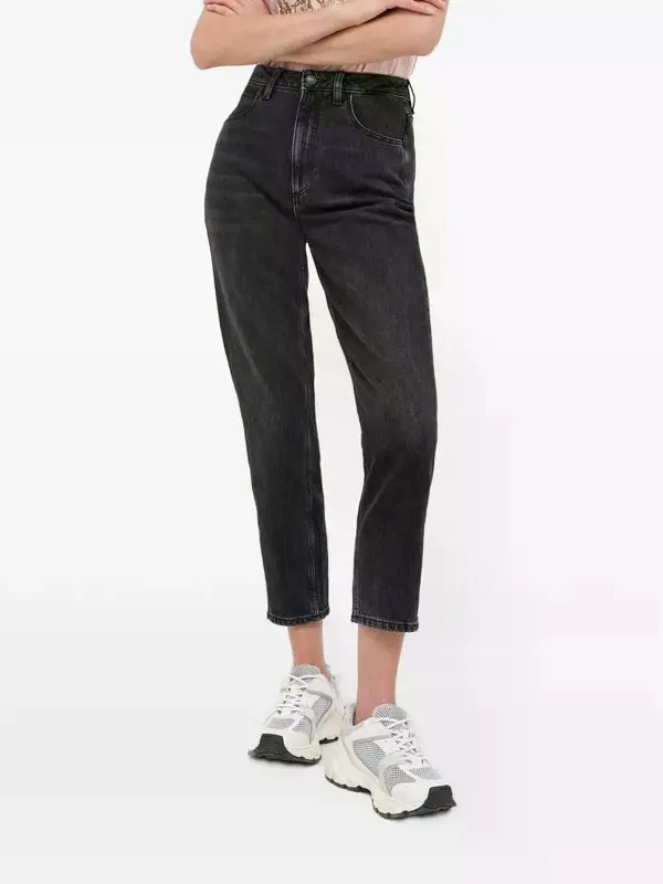 Guess Five-pocket Logo-patch Jeans