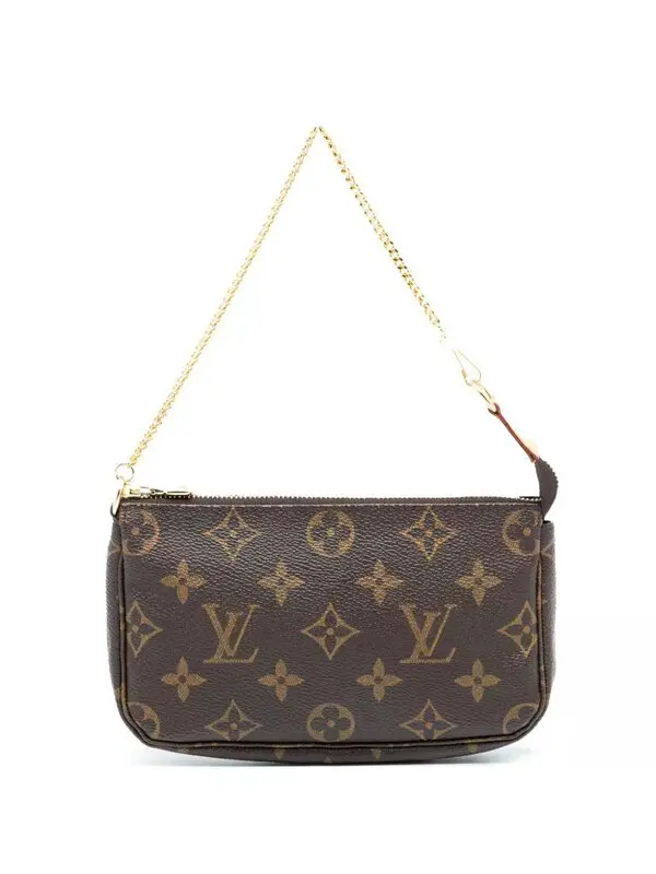 LOUIS VUITTON 2002 Monogram Mini Pochette Accessoires Handbag
