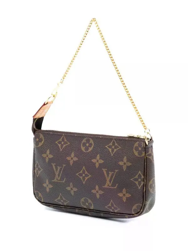 LOUIS VUITTON 2002 Monogram Mini Pochette Accessoires Handbag