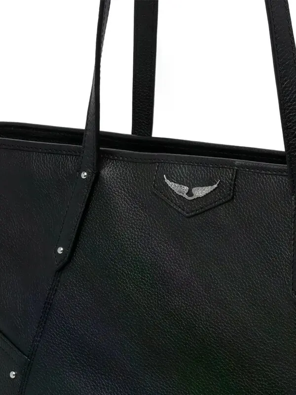 Zadig&Voltaire Z Zip External Pocket Shopping Bag - Black