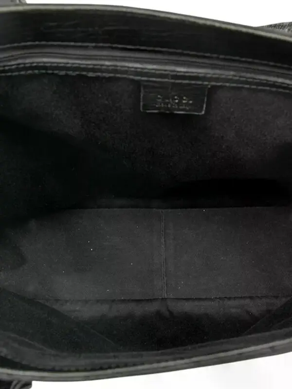 Gucci Gg Canvas Bamboo Tote Bag