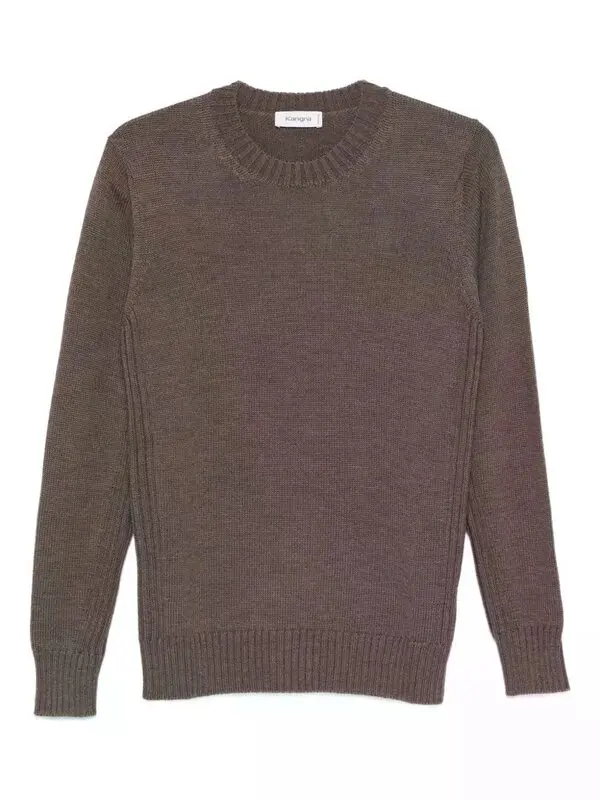 KANGRA Ribbed Crew Neck Sweater