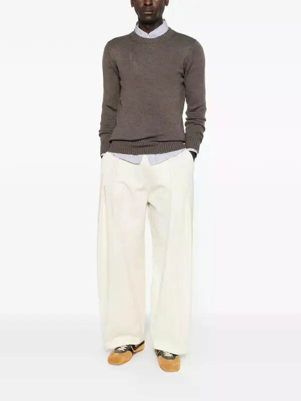 KANGRA Ribbed Crew Neck Sweater