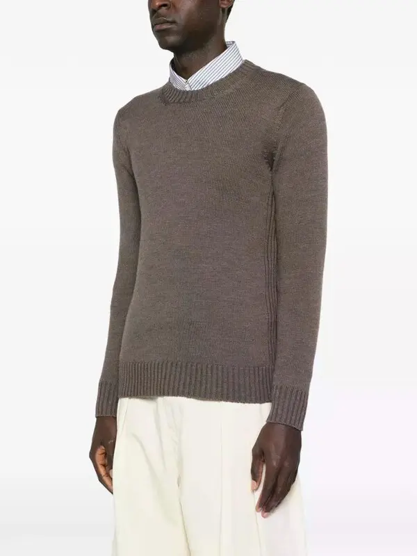 KANGRA Ribbed Crew Neck Sweater