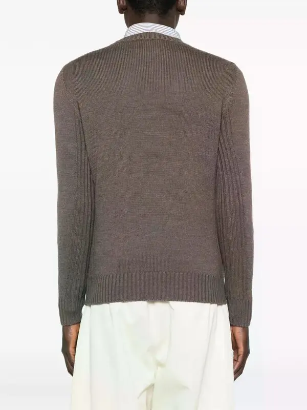 KANGRA Ribbed Crew Neck Sweater
