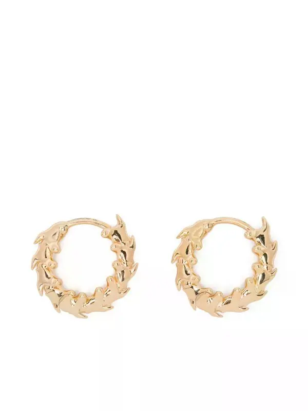 SHAUN LEANE Mini Serpent’s Trace Hoop Earrings - Gold