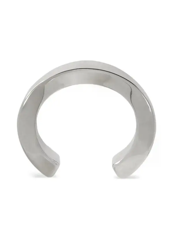 JIL SANDER Engraved-logo Bracelet - Silver
