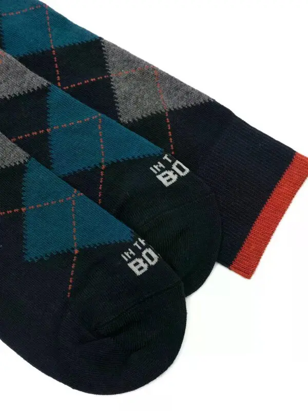 IN THE BOX Argyle Pattern Socks