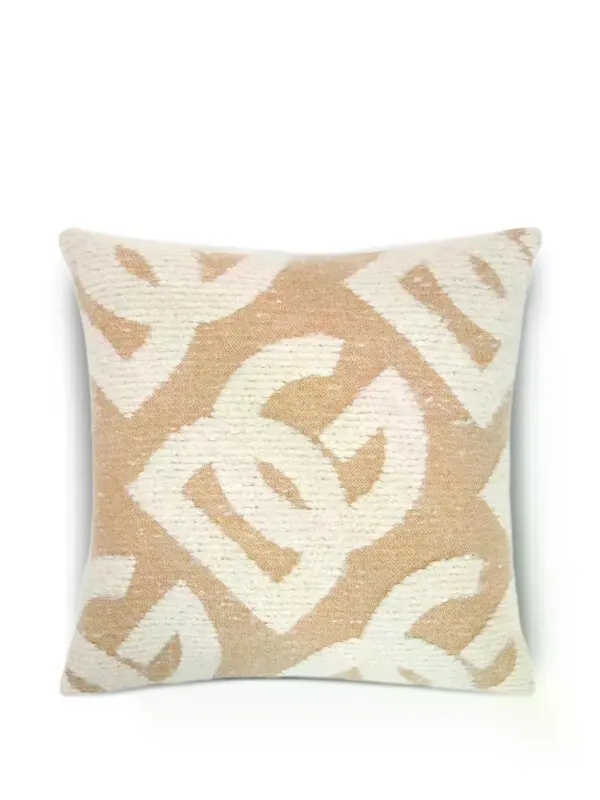 Dolce & Gabbana Patterned Cushion - Neutrals