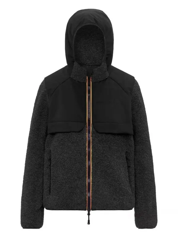 K-WAY Hooded Panelled Jacket