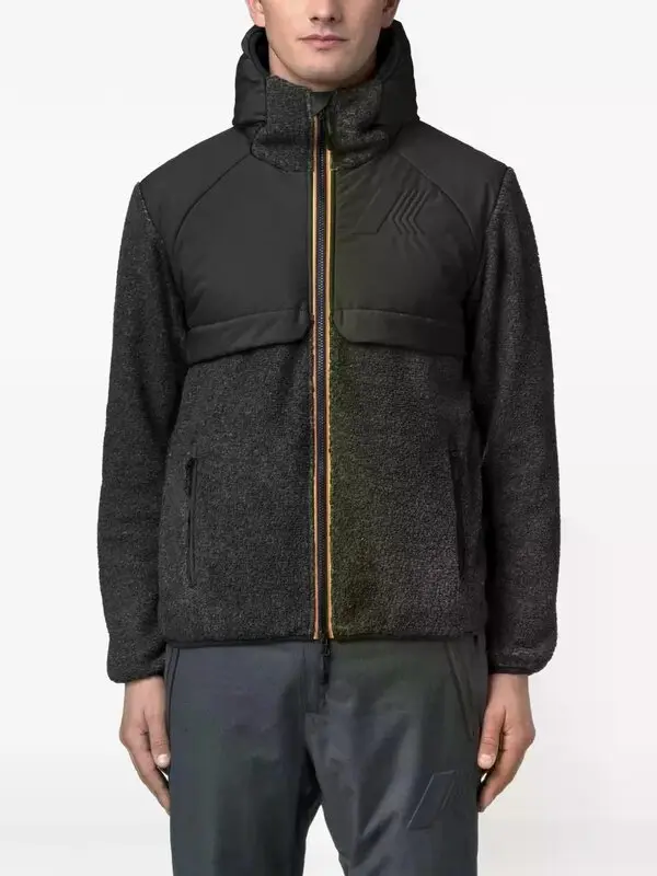 K-WAY Hooded Panelled Jacket