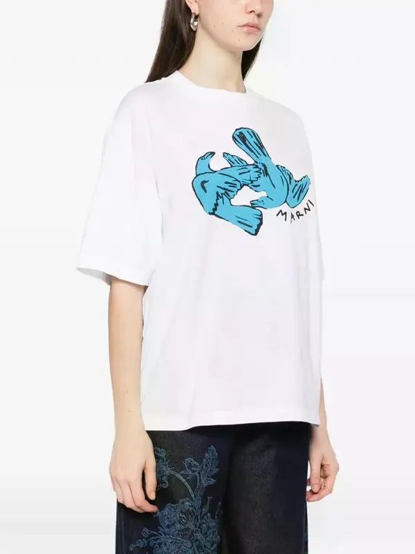Marni Bird-print T-shirt