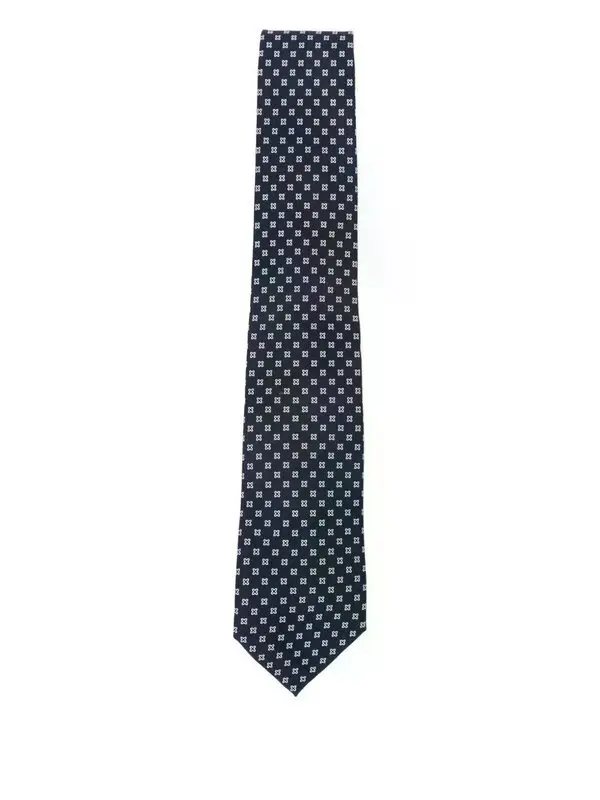 BIGI Patterned Neck Tie - Blue