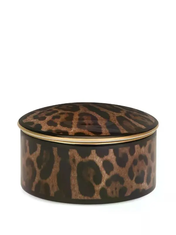 Dolce & Gabbana Decorated Leopard-print Box