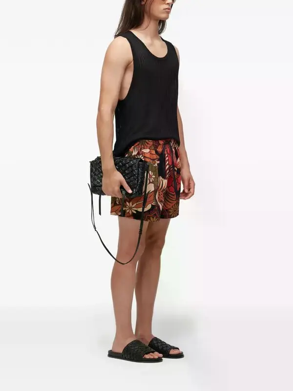 OSKLEN Floral-print Drawstring Shorts