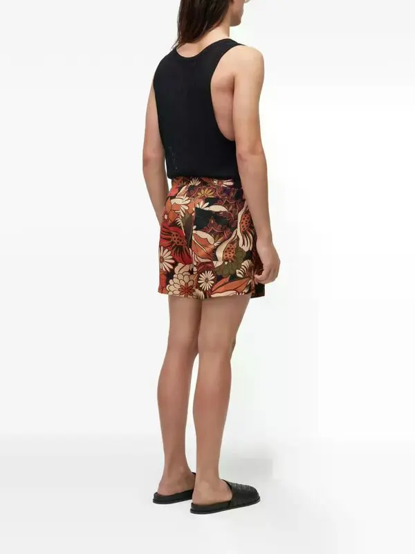 OSKLEN Floral-print Drawstring Shorts