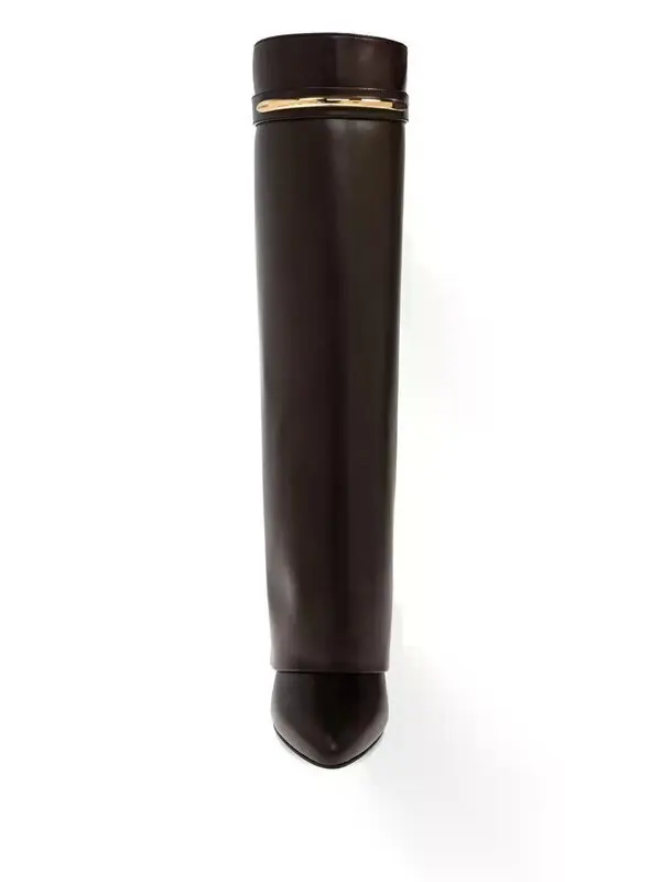 Givenchy Point-toe Wedge Boots - Brown