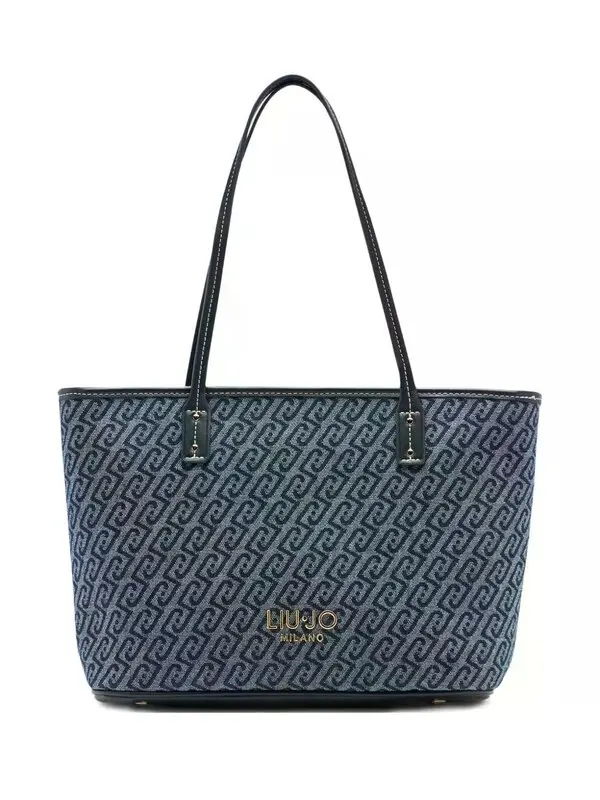 Liu Jo Jacquard Tote Bag - Blue