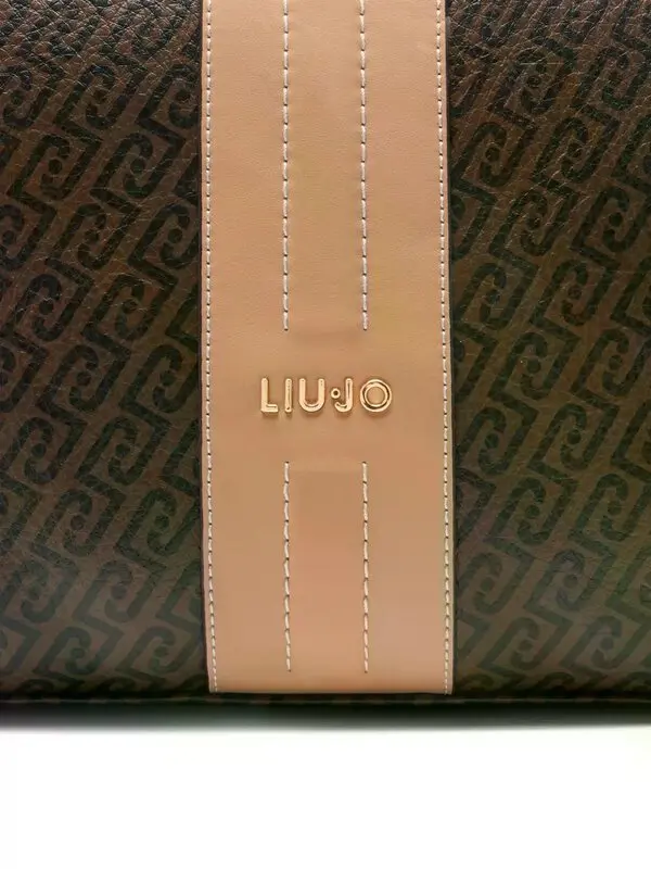 Liu Jo Monogram Printed Chain Tote