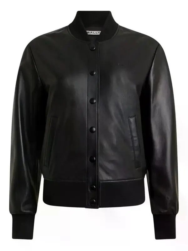 Bally Leather Bomber Jacket