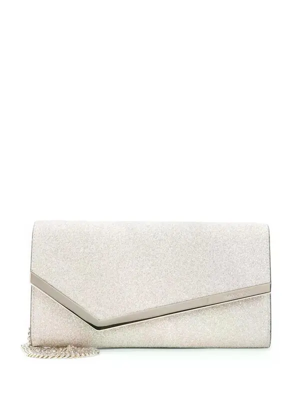 JIMMY CHOO Emmie Clutch Bag - Neutrals