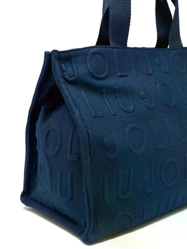Liu Jo Medium Knit Tote Bag - Blue