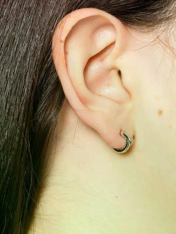 SHAUN LEANE Mini Quill Hoop Earring