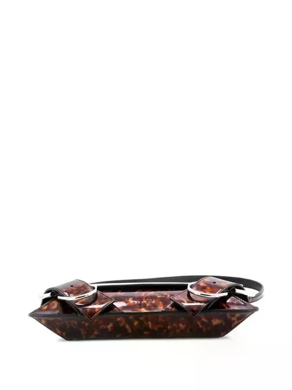 Givenchy Voyou Flap Printed Patent Shoulder Bag - Multicolour