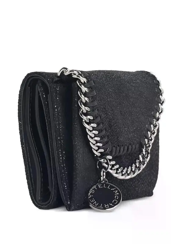 Stella McCartney Falabella Chain Wallet - Black