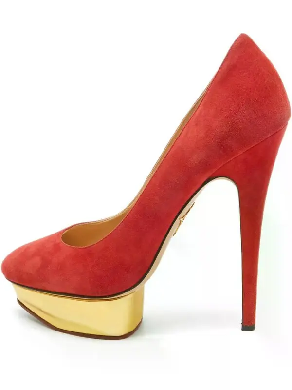 CHARLOTTE OLYMPIA Dolly Platform Pumps - Red