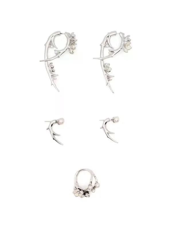 SHAUN LEANE Cherry Blossom Jewelry Box Set - Silver