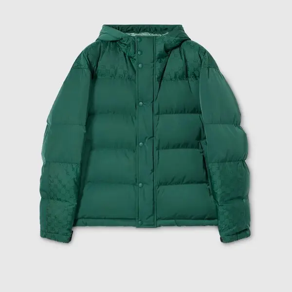 Gucci Technical Nylon Twill Padded Jacket