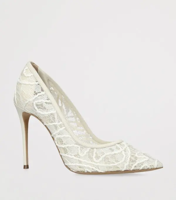 Casadei Lace Julia Pumps