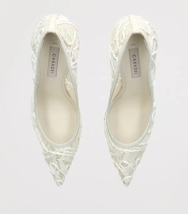 Casadei Lace Julia Pumps