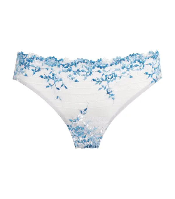 Wacoal Embrace Lace Briefs - Blue
