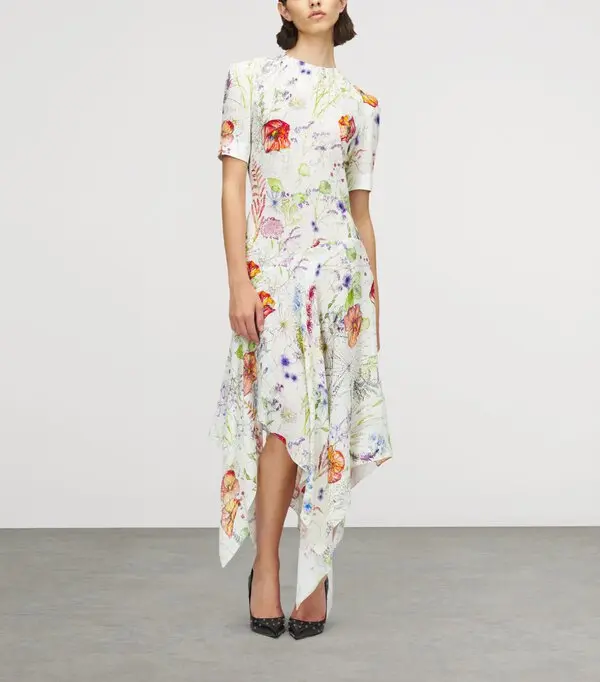 Alexander McQueen Floral Mini Dress