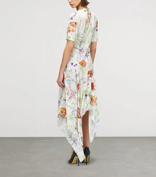 Alexander McQueen Floral Mini Dress