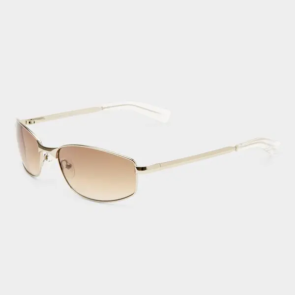 Le Specs Star Beam Sunglasses - Silver Brown