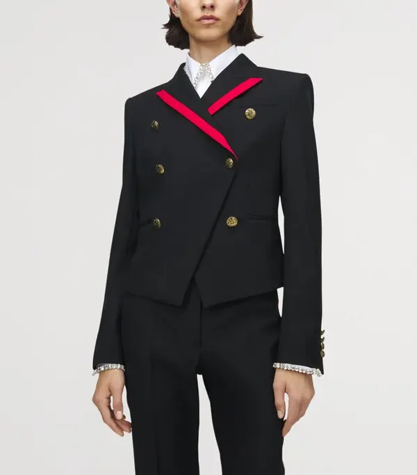 Alexander McQueen Wool Double-breasted Jacket