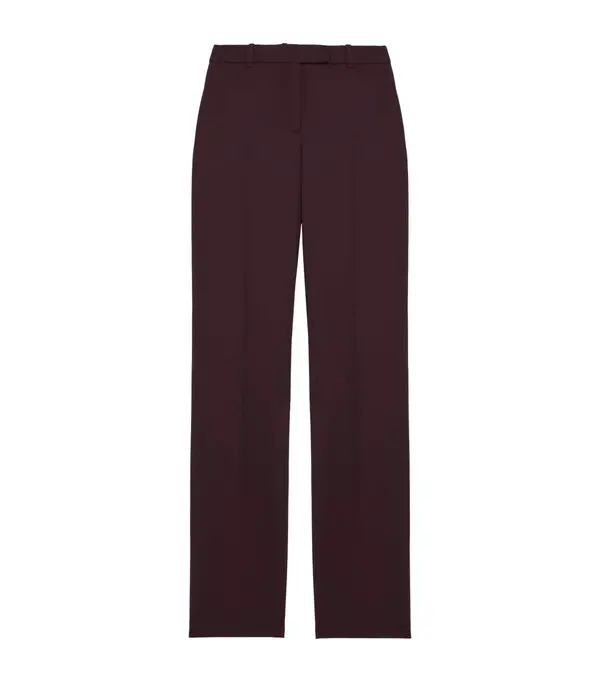 Alexander McQueen Wool Straight Trousers