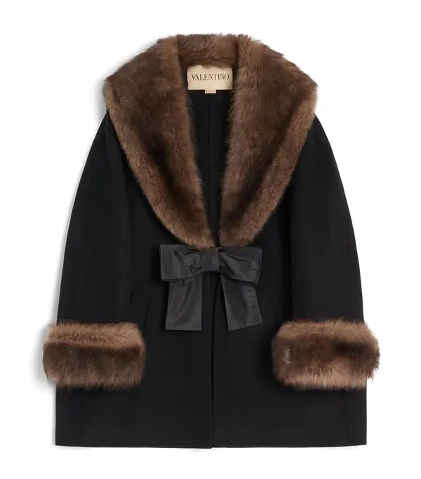 Valentino Garavani Wool-cashmere Pea Coat