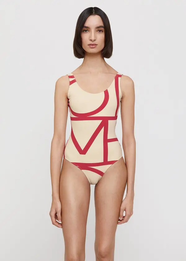 TOTEME Monogram Swimsuit