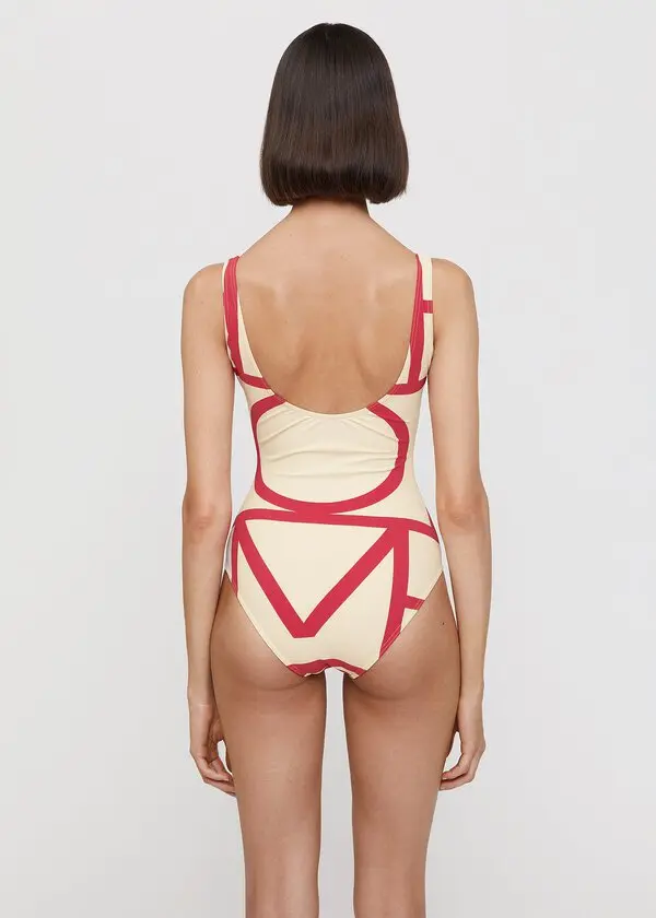 TOTEME Monogram Swimsuit
