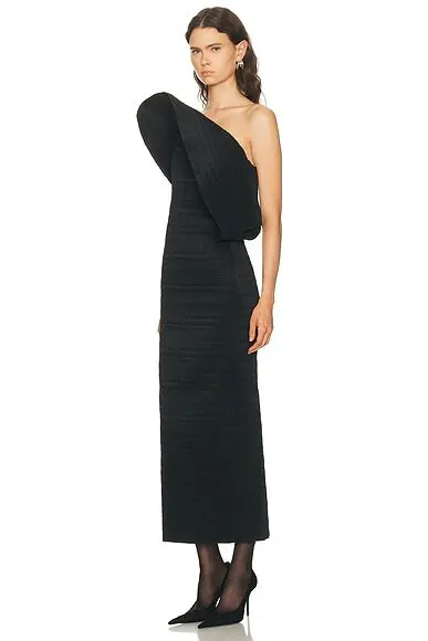 Magda Butrym Strapless Long Dress