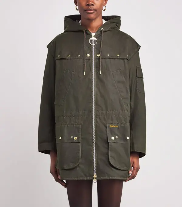 Barbour Waxed Aberford Jacket - Green