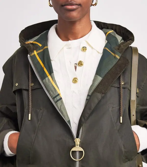 Barbour Waxed Aberford Jacket - Green