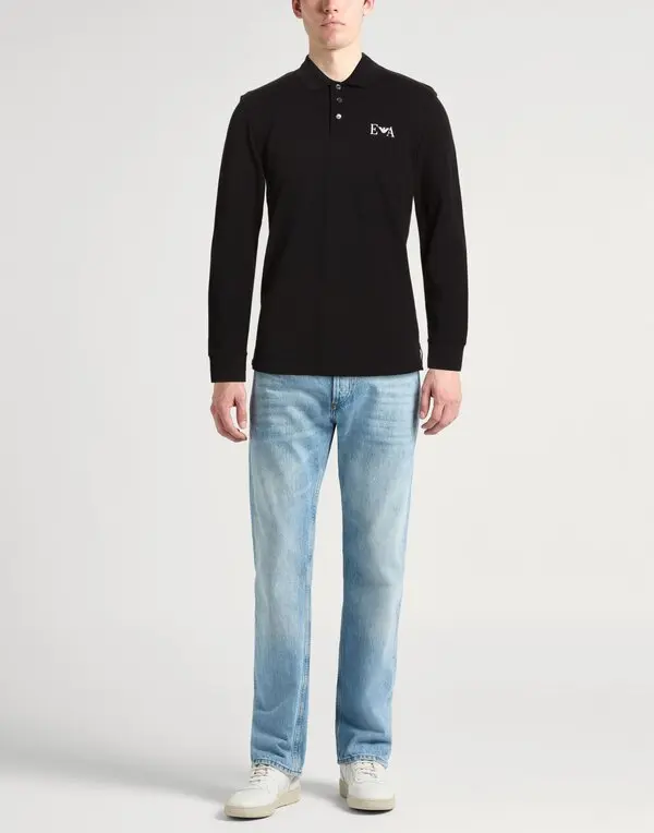 Emporio Armani Polo Shirt Size Cotton - Black